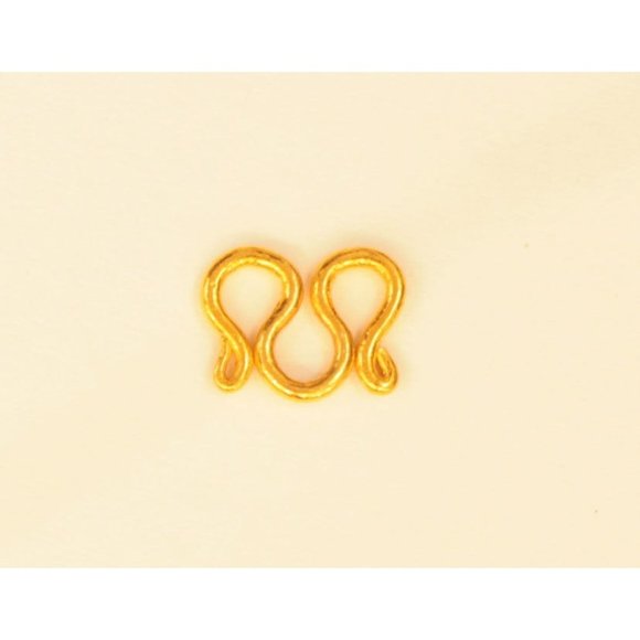 Jewelry | Solid Pure 23k 23kt Gold M Clasp For 22k 23k 24k 14 Baht ...